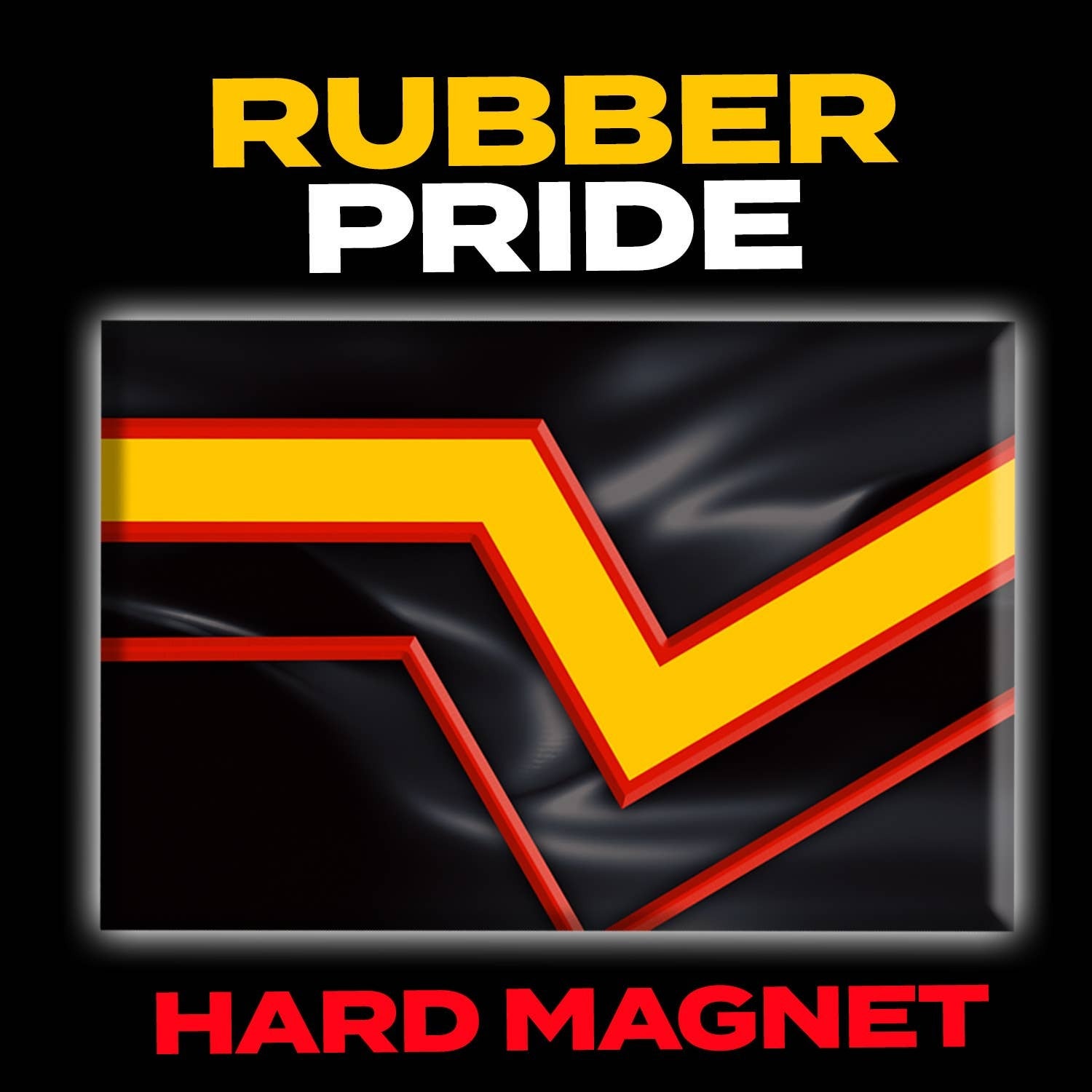 Rubber Pride Flag Magnet | Leather Art & More The Gift Shop of the ...